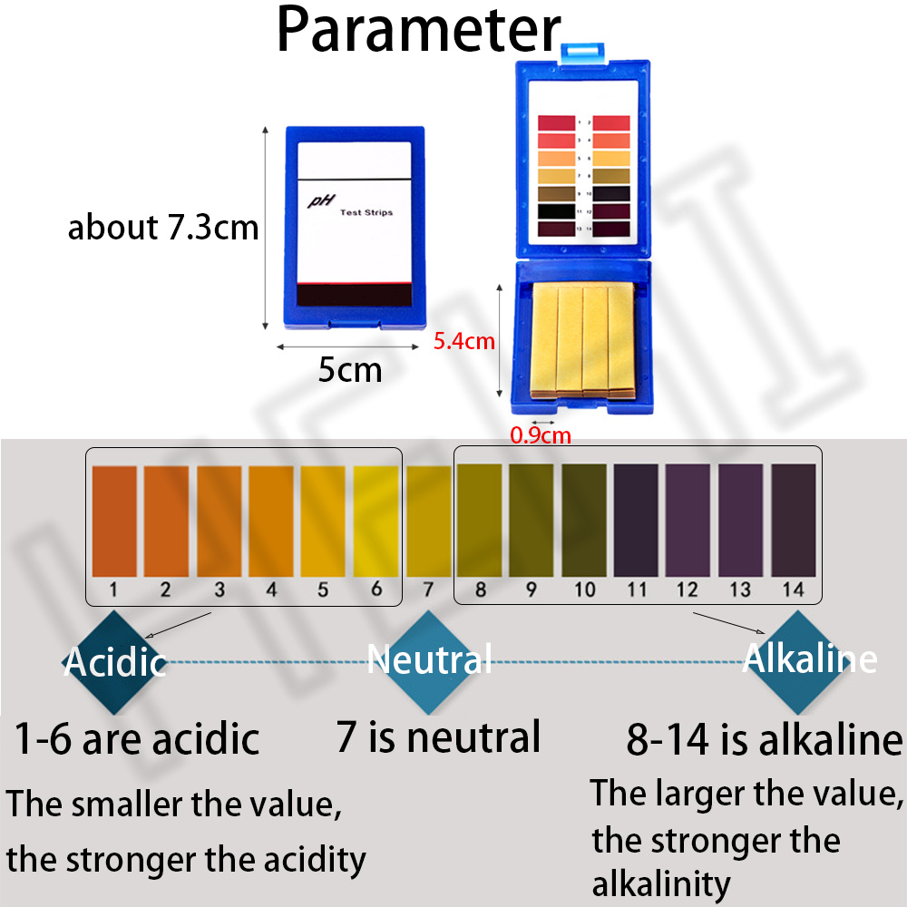 NEW 【Exclusive Discount】80 Strips/Box 1-14 PH Litmus Paper PH Test ...