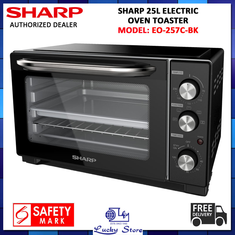 (BULKY) SHARP EO-257C-BK 25L ELECTRIC OVEN TOASTER, TOP AND BOTTON ...