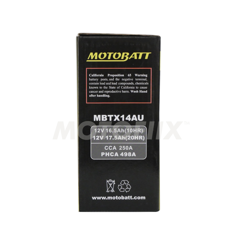 แบตเตอรี่ GEL MOTOBATT MBTX14AU By MOTOFIIX - MOTOFIIXTHAILAND - ThaiPick