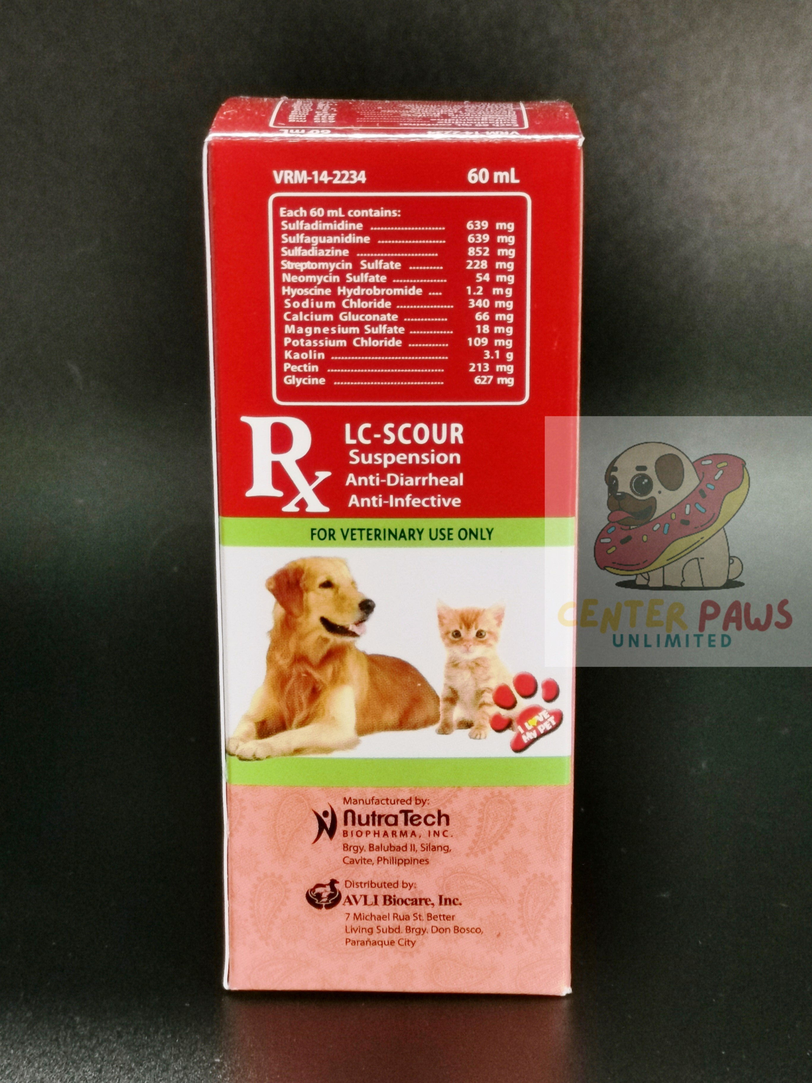 LC-SCOUR Anti-Diarrheal Anti-Infective 60ml Suspension (LC Scour ...