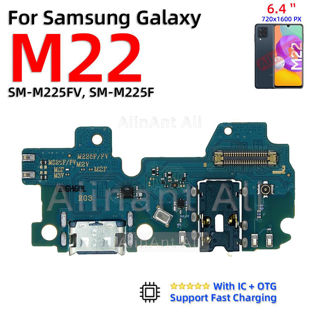 Dock USB Board Connector Charging Flex Cable For Samsung Galaxy M01 ...