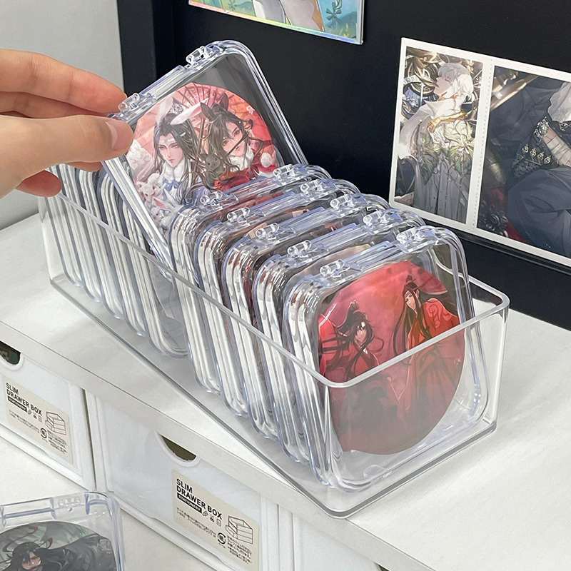 Mini Storage Box Transparent Square Cases For Earring Rings Bracelet ...