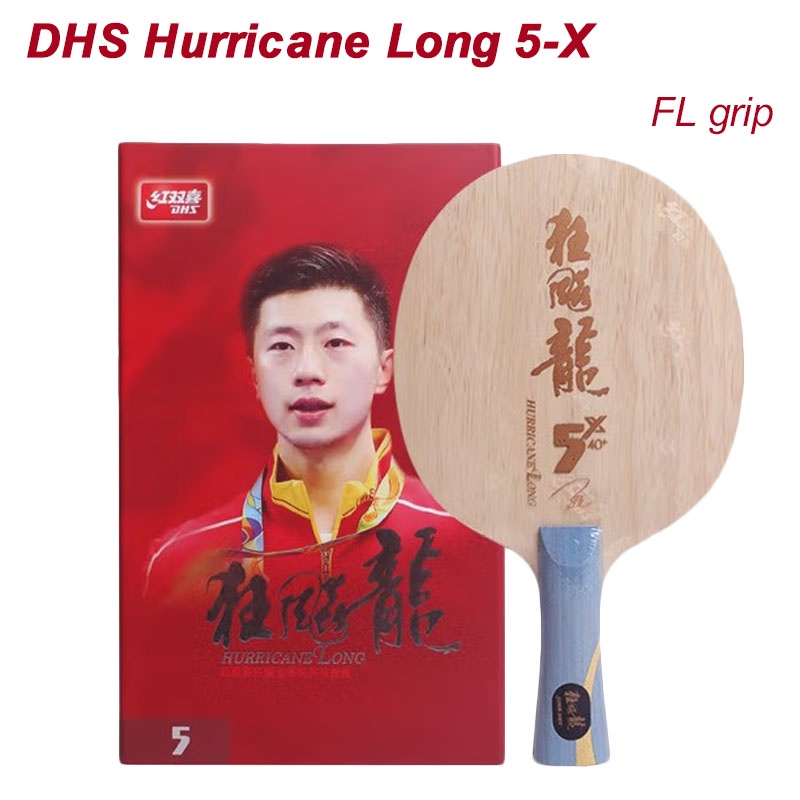 Original DHS Hurricane Long 5 X 5X Table Tennis Blade 5 Wood & 2 AC ...