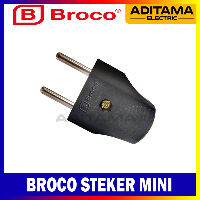 BROCO STEKER HITAM 344 LN/ COLOKAN MINI BROCO | Lazada Indonesia