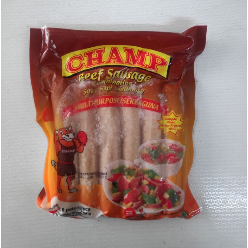 Champ Beef Sausages 150gr isi 6pcs | Lazada Indonesia