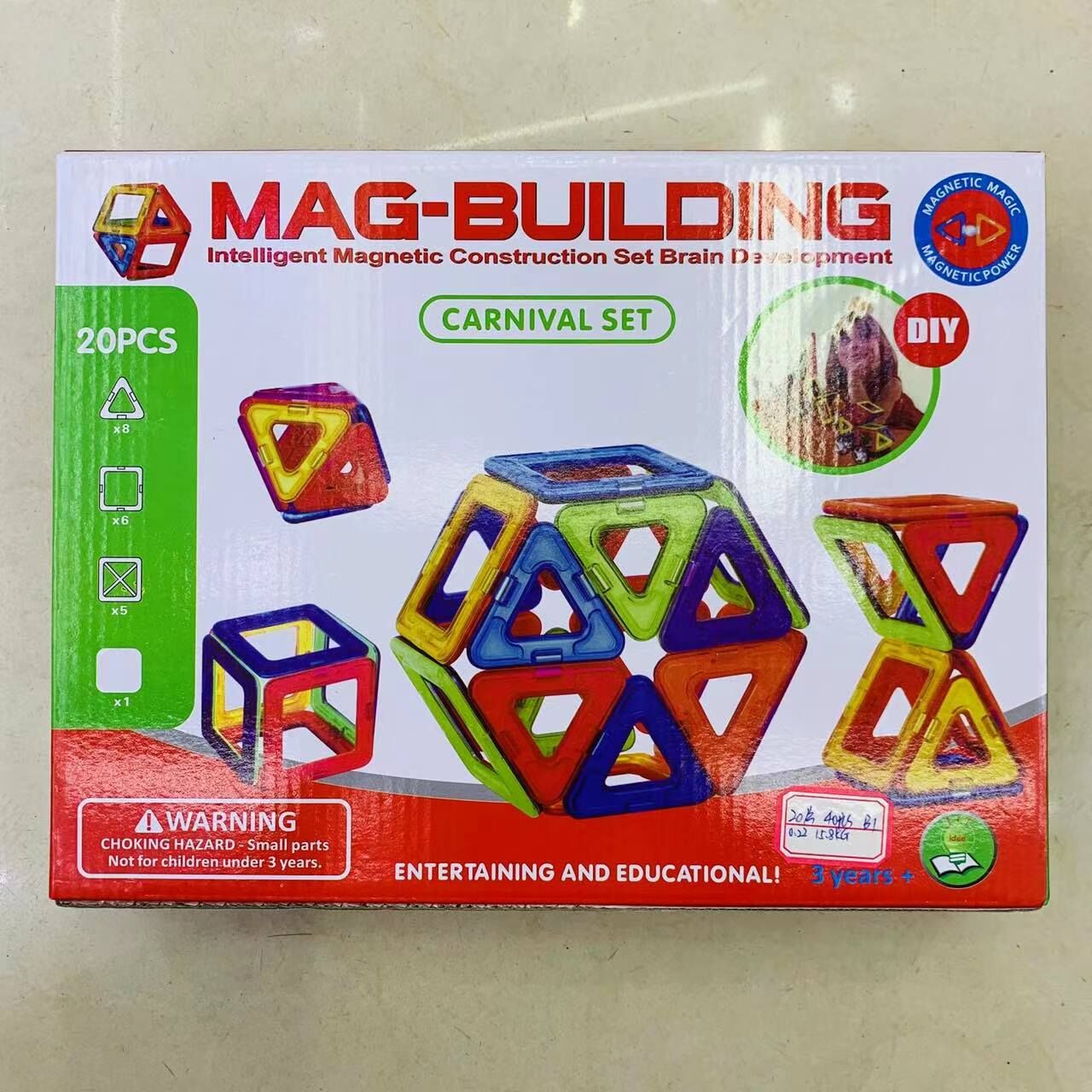 Big Size Magnetic Bricks Building Blocks Set Constructor Games Magnet ...