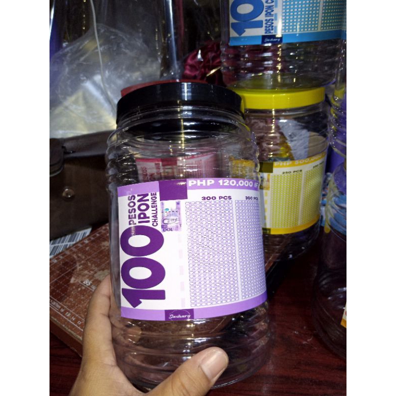 NEW VERSION PESO SENSE ALKANSYA IPON CHALLENGE/TRANSPARENT JAR(PHP99 ...