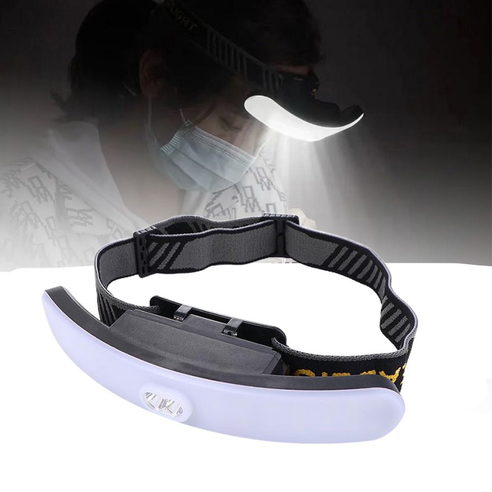 Head Torch USB Rechargeable LED Headlamp 6 Modes Shadowless Nail Art ...