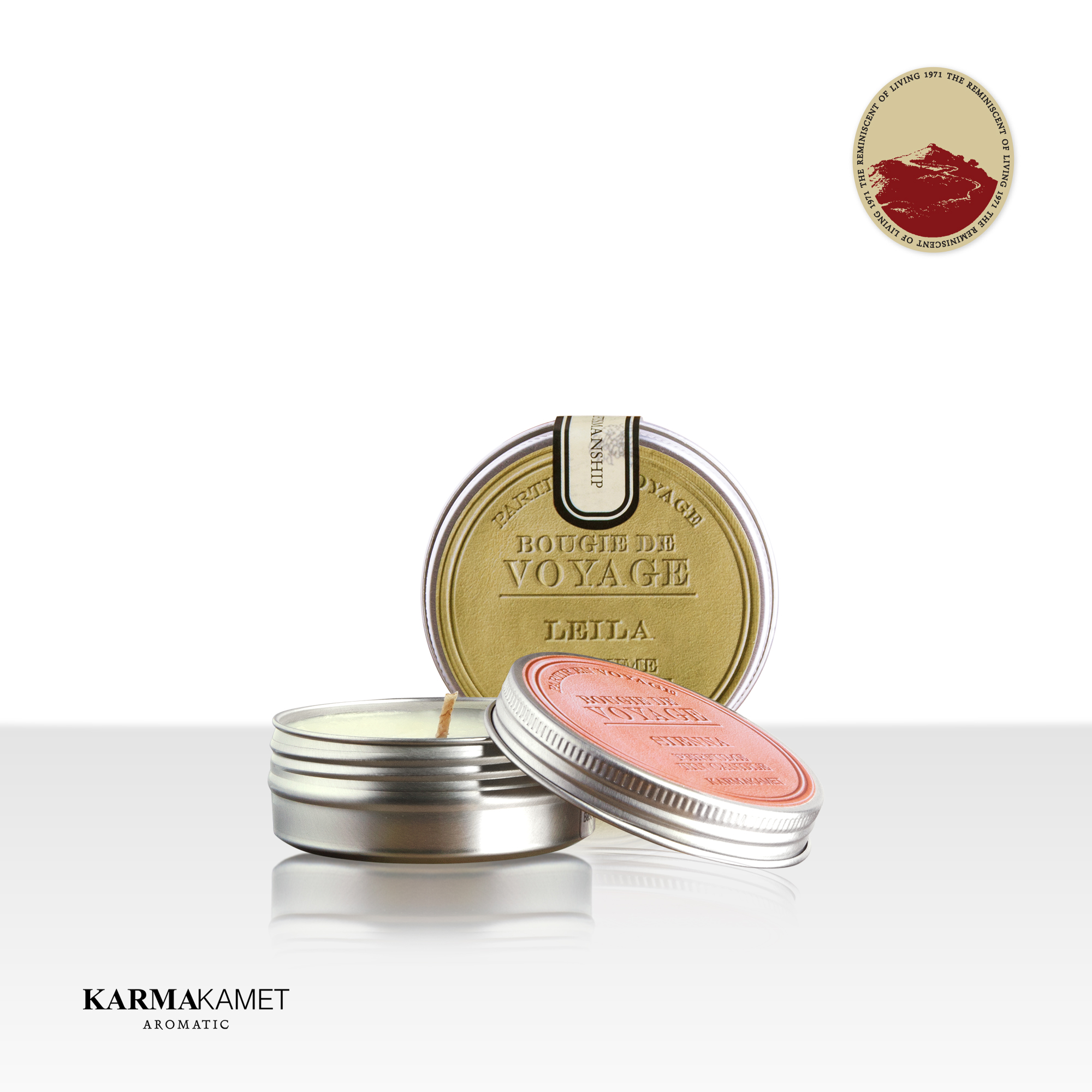 KARMAKAMET Partir En Voyage Perfume Tin Candle คามาคาเมต เทียนหอม เทียน ...