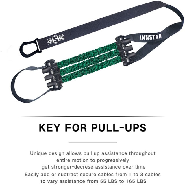 INNSTAR Pull-Up Assist Band Elastic Chin Up Assistance Bands Home Gym ...