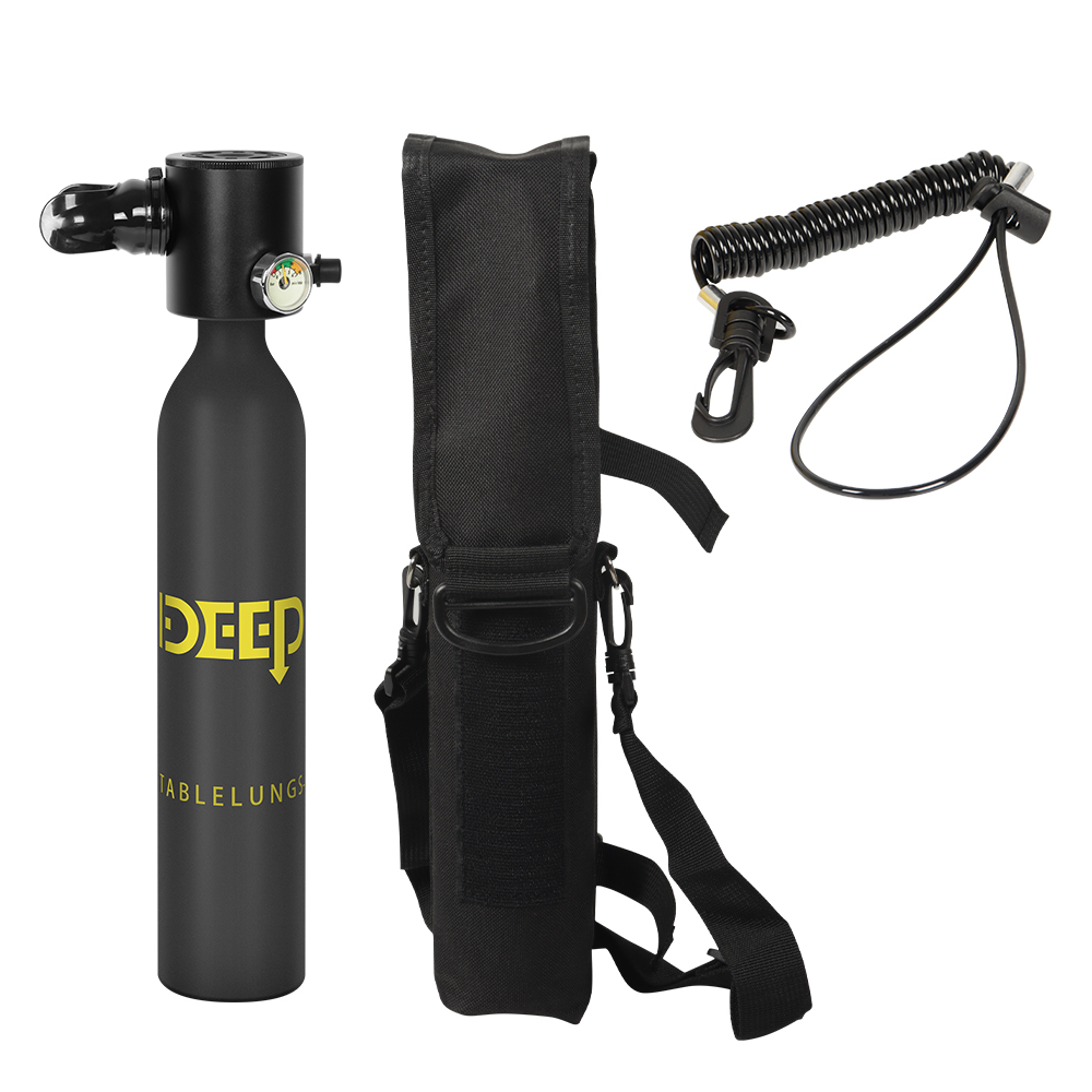 DIDEEP 0.5L Scuba Diving Tank Mini Oxygen Cylinder Set Respirator Air ...