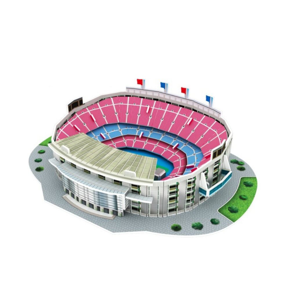 Handmade DIY Miniature Football Stadiums Paper Assemble 3D Soccer ...
