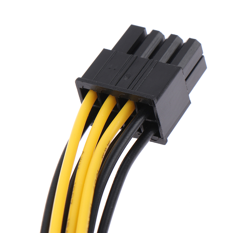 6-Pin To 8-Pin PCI-E Power Converter Extension Cable For Video Card ...