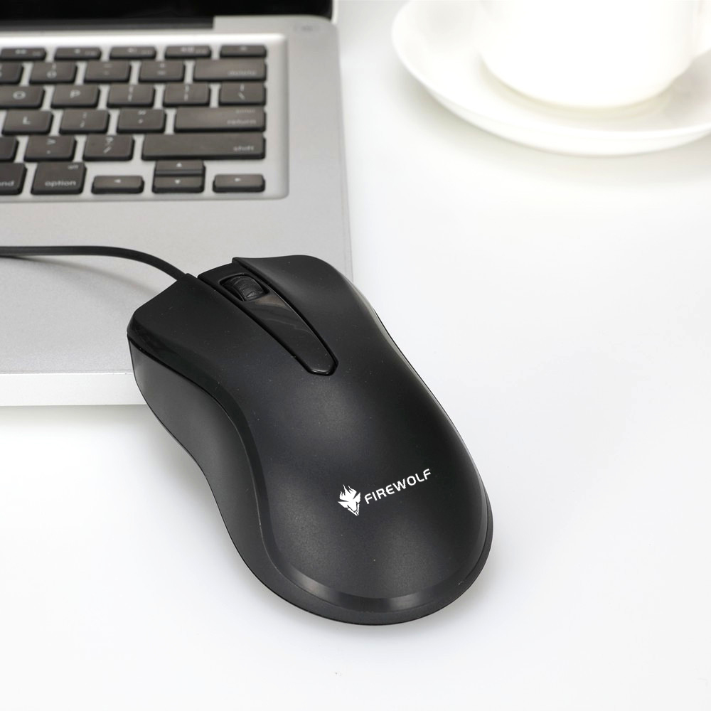 FIREWOLF V12 business notebook desktop home usb wired mouse | Lazada PH