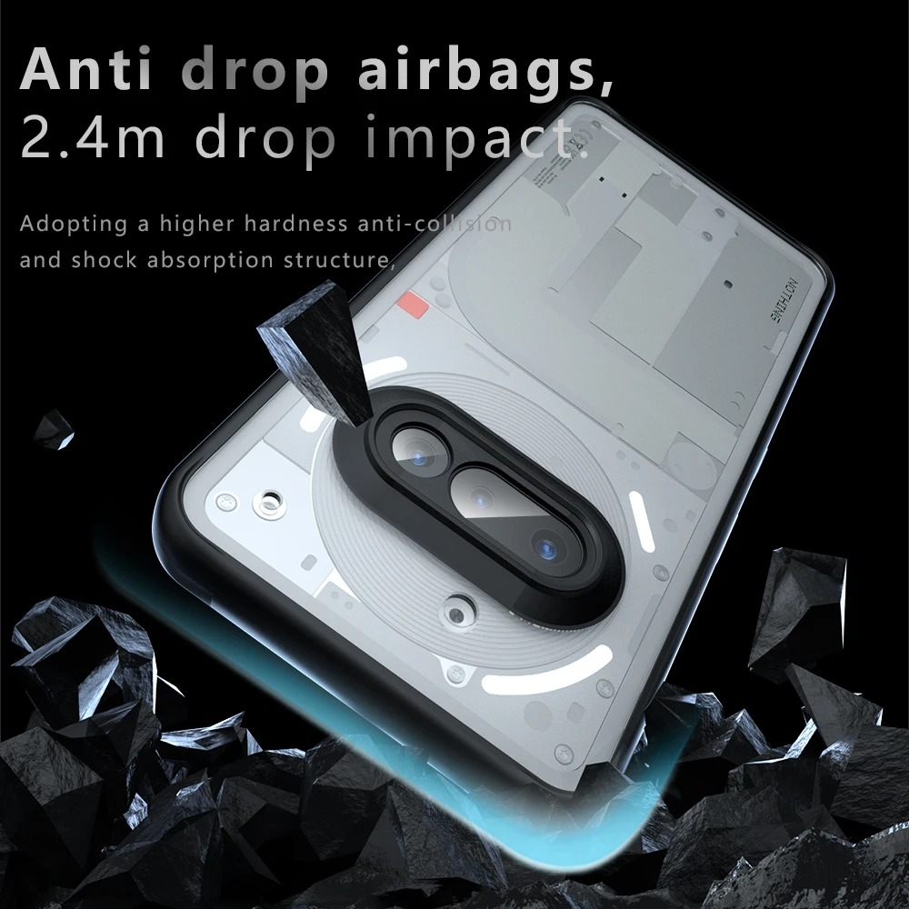 For Nothing Phone 3A Pro Case Transparent Clear Air Protector Soft ...