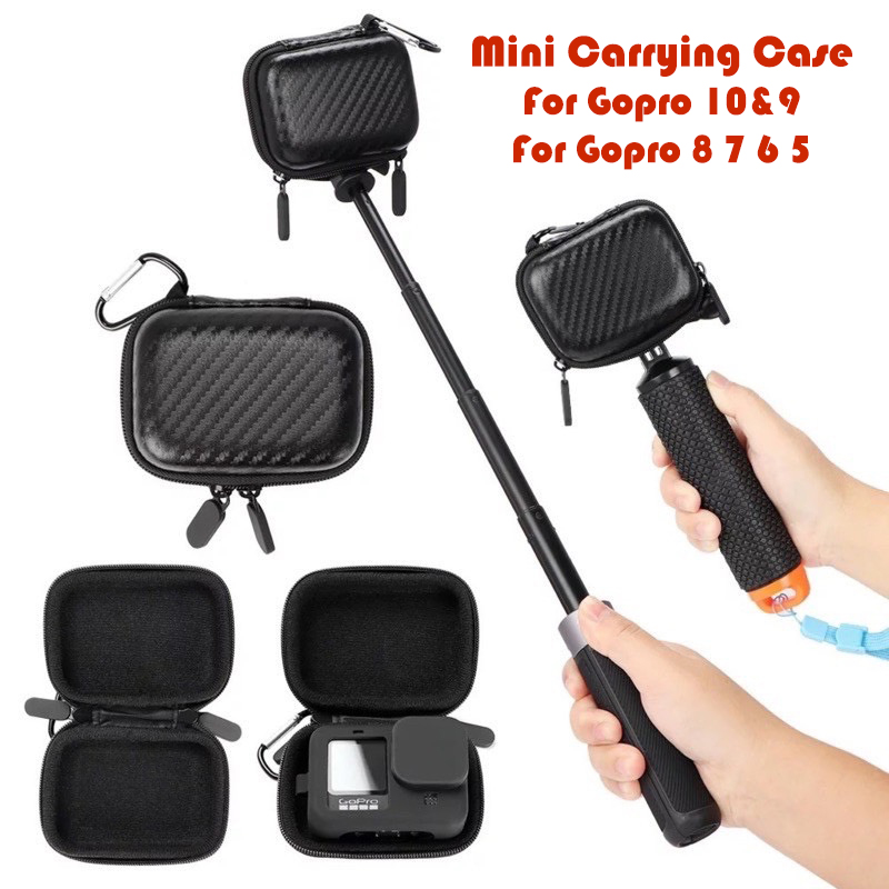 GoPro 10 9 8 Mini PU Protective Bag ลายเคฟล่า Waterproof for DJI OSMO ...