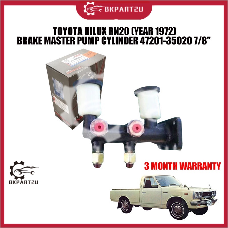 TOYOTA HILUX RN20 (YEAR 1972) BRAKE MASTER PUMP CYLINDER 47201-35020 7/ ...