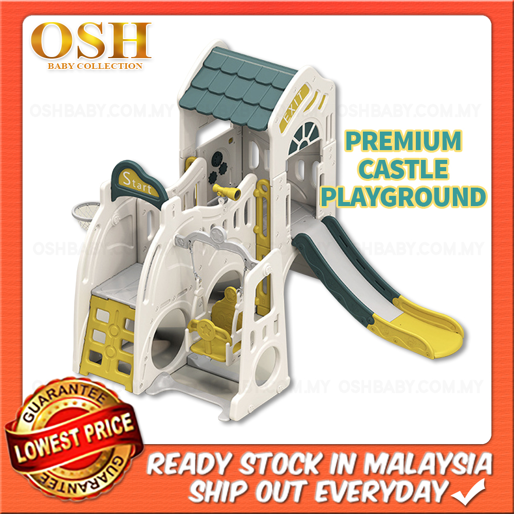 PREMIUM CASTLE PLAYGROUND Indoor/Outdoor Children Castle Playground ...