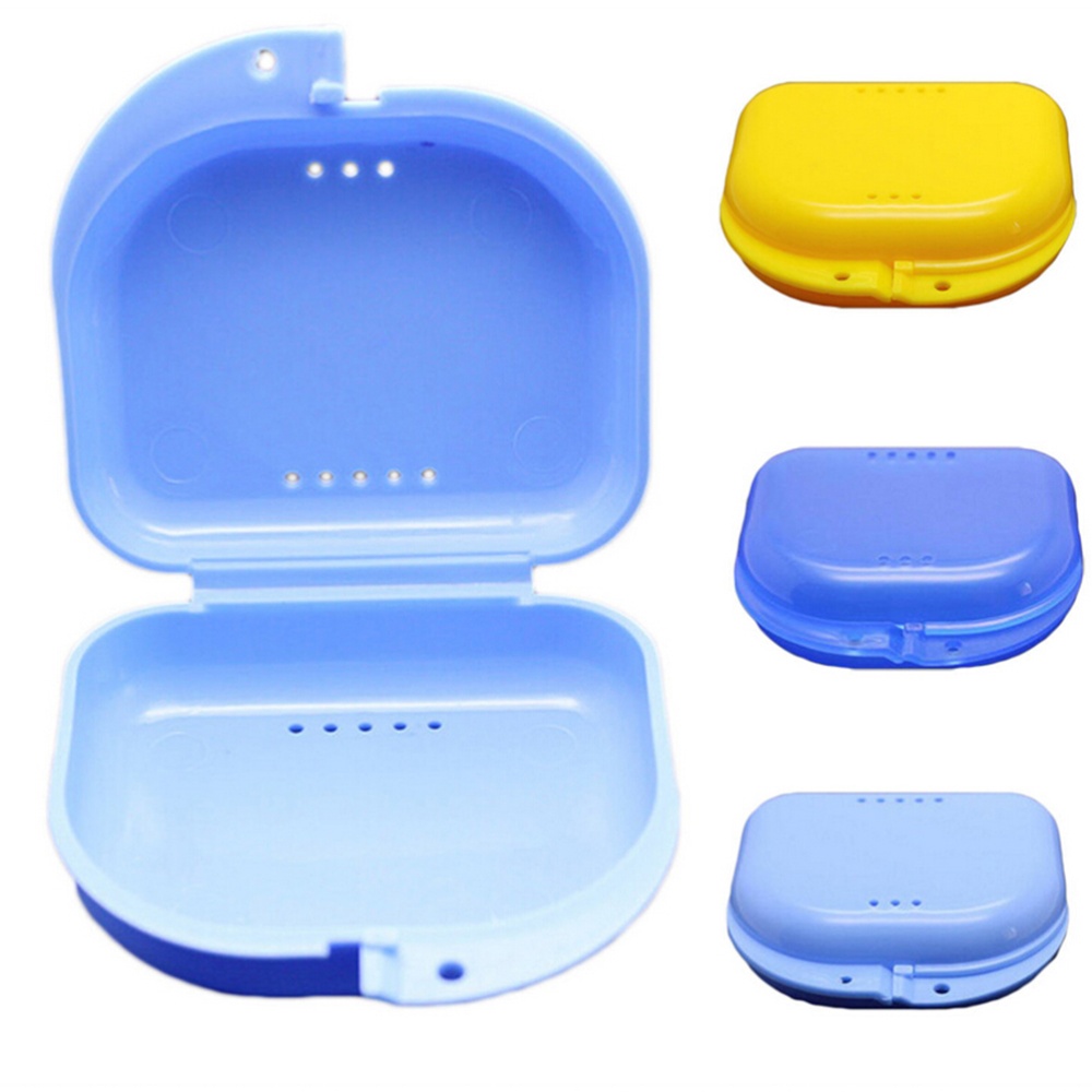 Dental Orthodontic Retainer Denture Storage Case Box Mouthguard ...