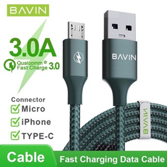 BAVIN CB201 18W QC3.0 Fast Charging Data Cable Support Qualcomm3.0 ...