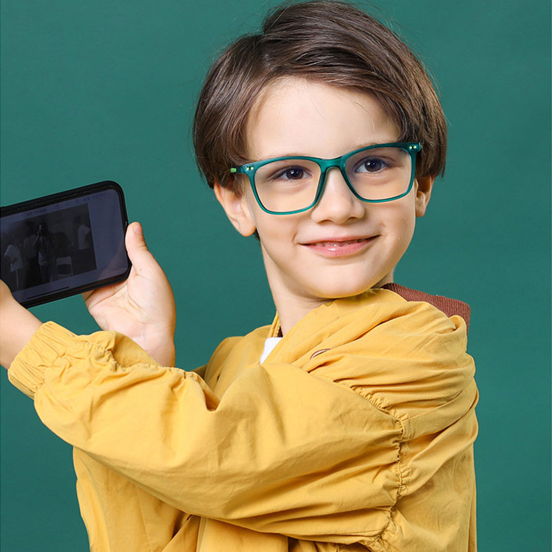 Ultralight Flexible Soft Kids Glasses Frame Square Boys Girls Optic ...