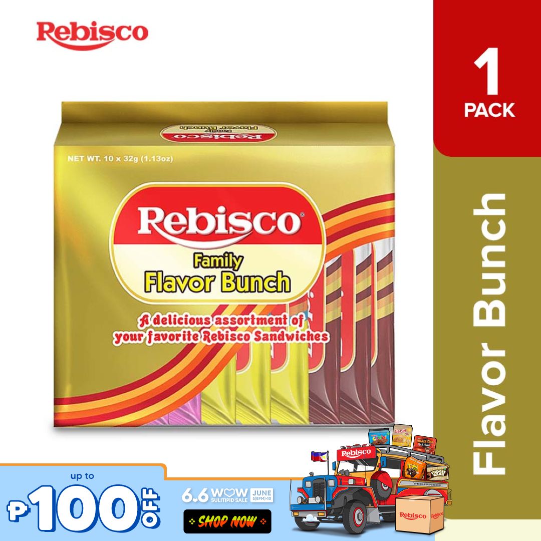 Rebisco Flavor Bunch 32g x 10pcs | Lazada PH