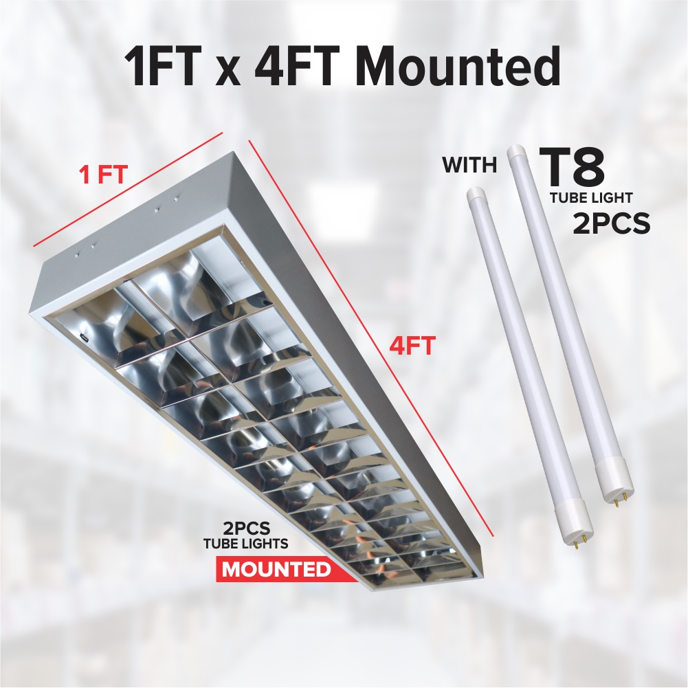 Louver T8 Housing with or without T8 LED Tube Light High Quality ...