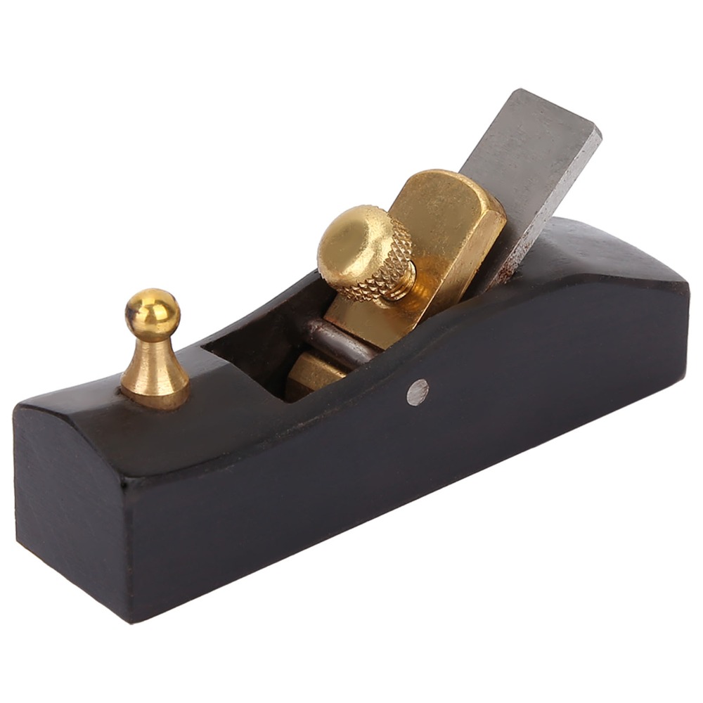 Precision Ebony Wood Mini Wood Planer Flat and Curved Sole Leather ...