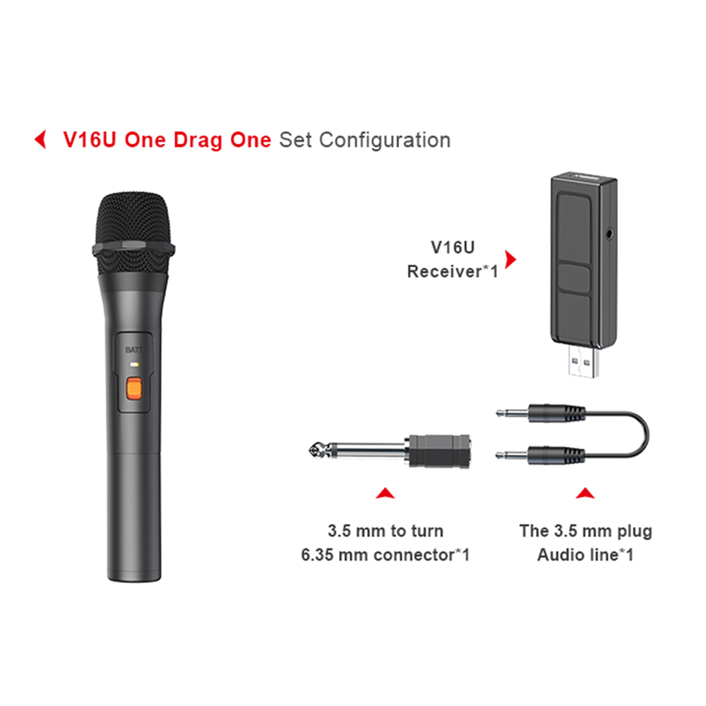 E-Semitor Professional Wireless Microphones for Karaoke Singing ...