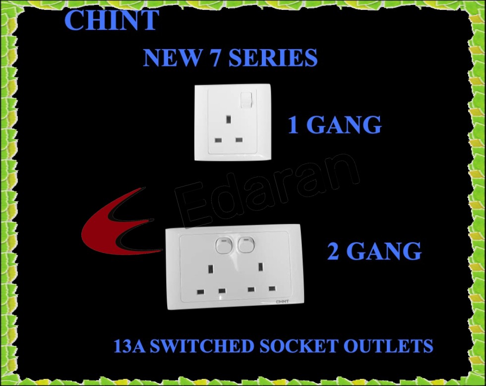 CHINT NEW7-G42700 13A 1G SWITCHED SOCKET OUTLETS | Lazada