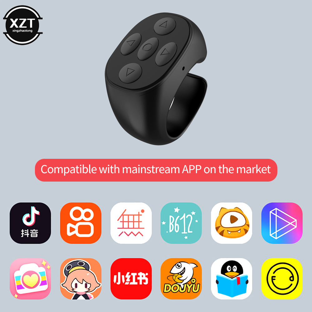 Wireless Bluetooth Mobile Selfie Lazy Artifac Photo Turn Page ...