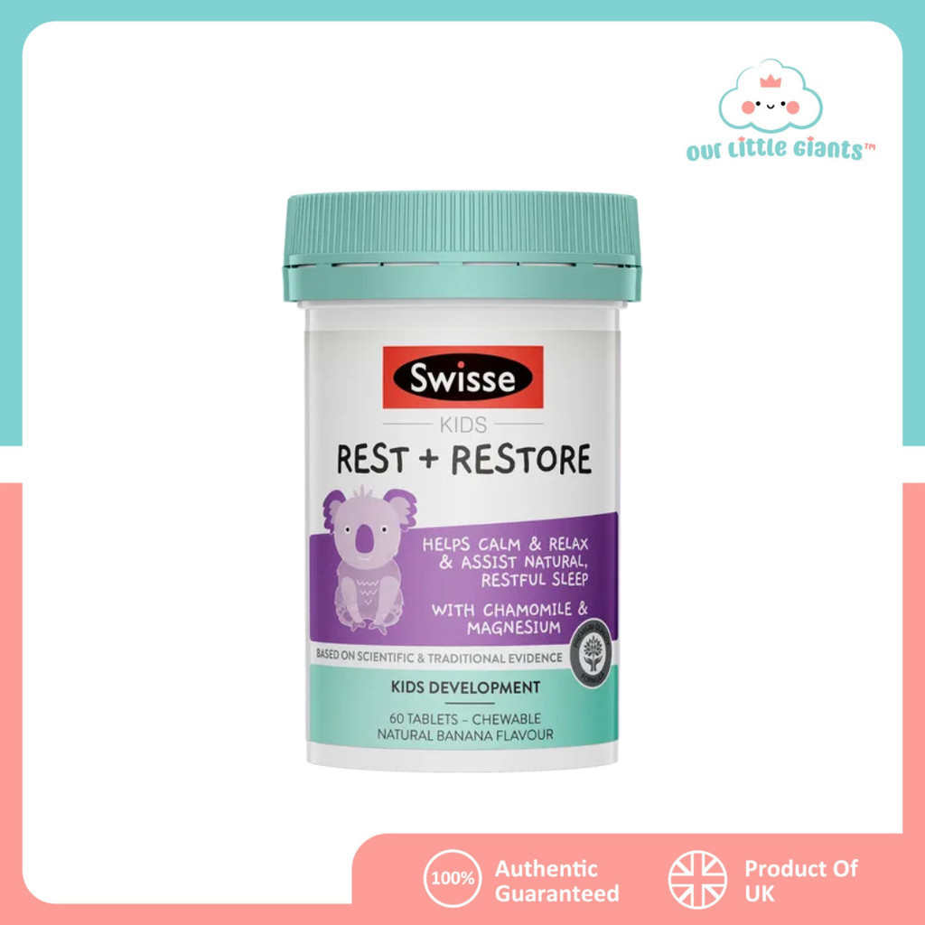 Swisse Kids Rest and Restore (60 Tablets) | Lazada