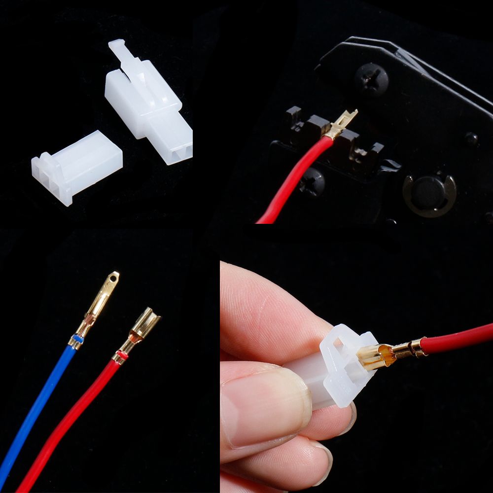 2.8mm Male Female Line Docking Quick Connection Motorcycle Ebike ...