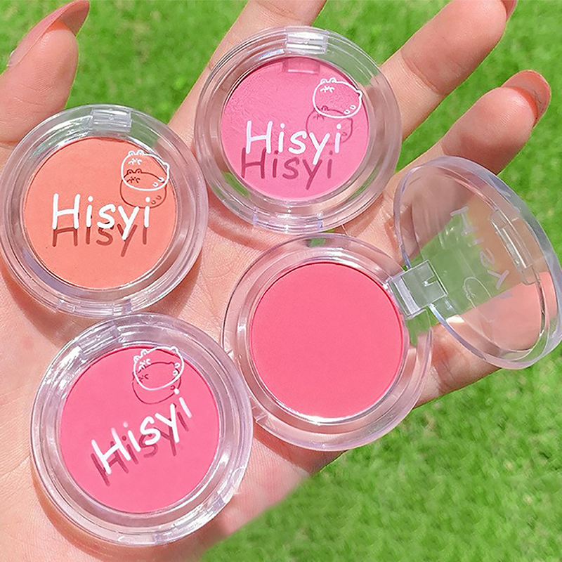 Monochrome Matte Face Rouge Cheek Blush Palette Soft Fog Petal Powder ...