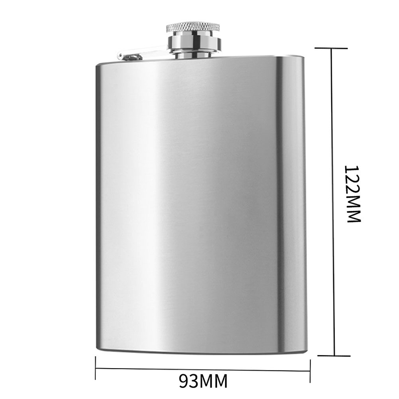1 4 5 6 7 8oz Portable Mini Stainless Steel Liquor Hip Flask For ...