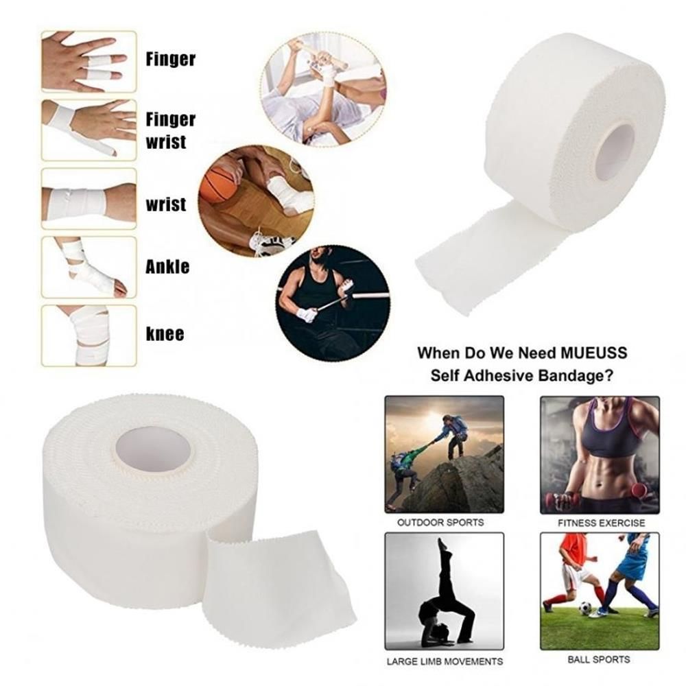 Sports Kinesiology Tape Athletic Recovery Self Adherent Elastic Bandage ...