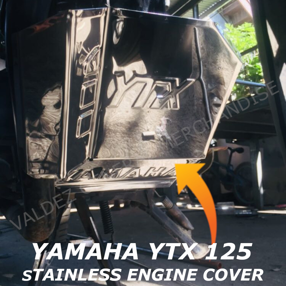 Valdez , Yamaha YTX 125 New Stainless Engine Cover | Lazada PH