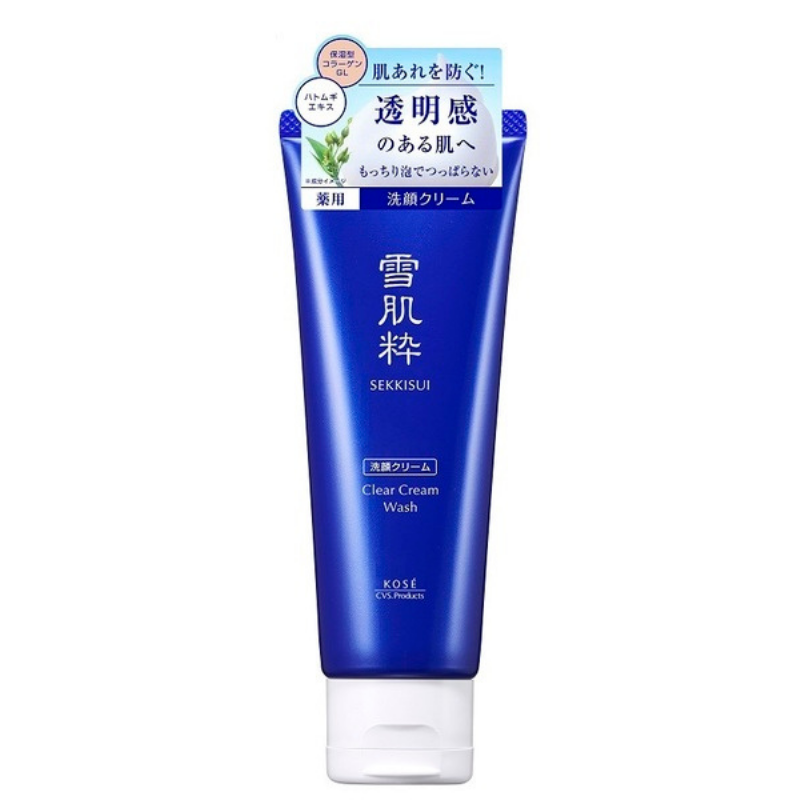 Kose SEKKISUI Clear Cream Wash face wash cream 120g Ship directly from Japan | Lazada