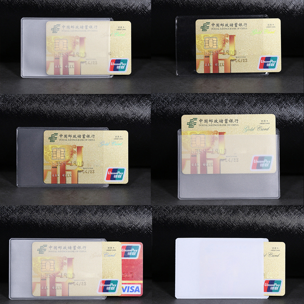 【Inkwell Tales】5PC Waterproof Transparent Pvc Card Cover Silicone ...