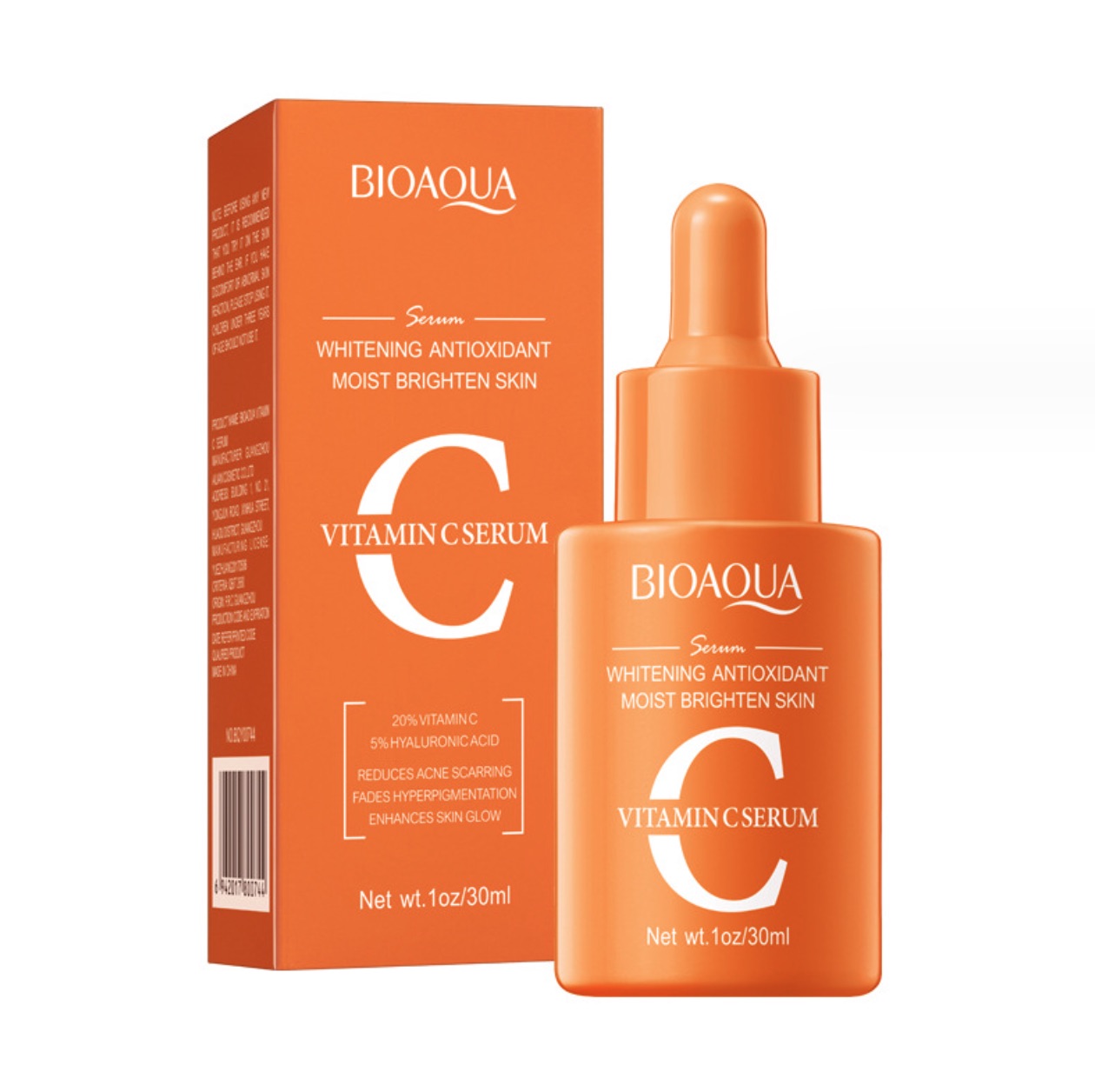 BIOAOUA Vitamin C Serum Whitening Dark Spot Removal Brightening Skin ...
