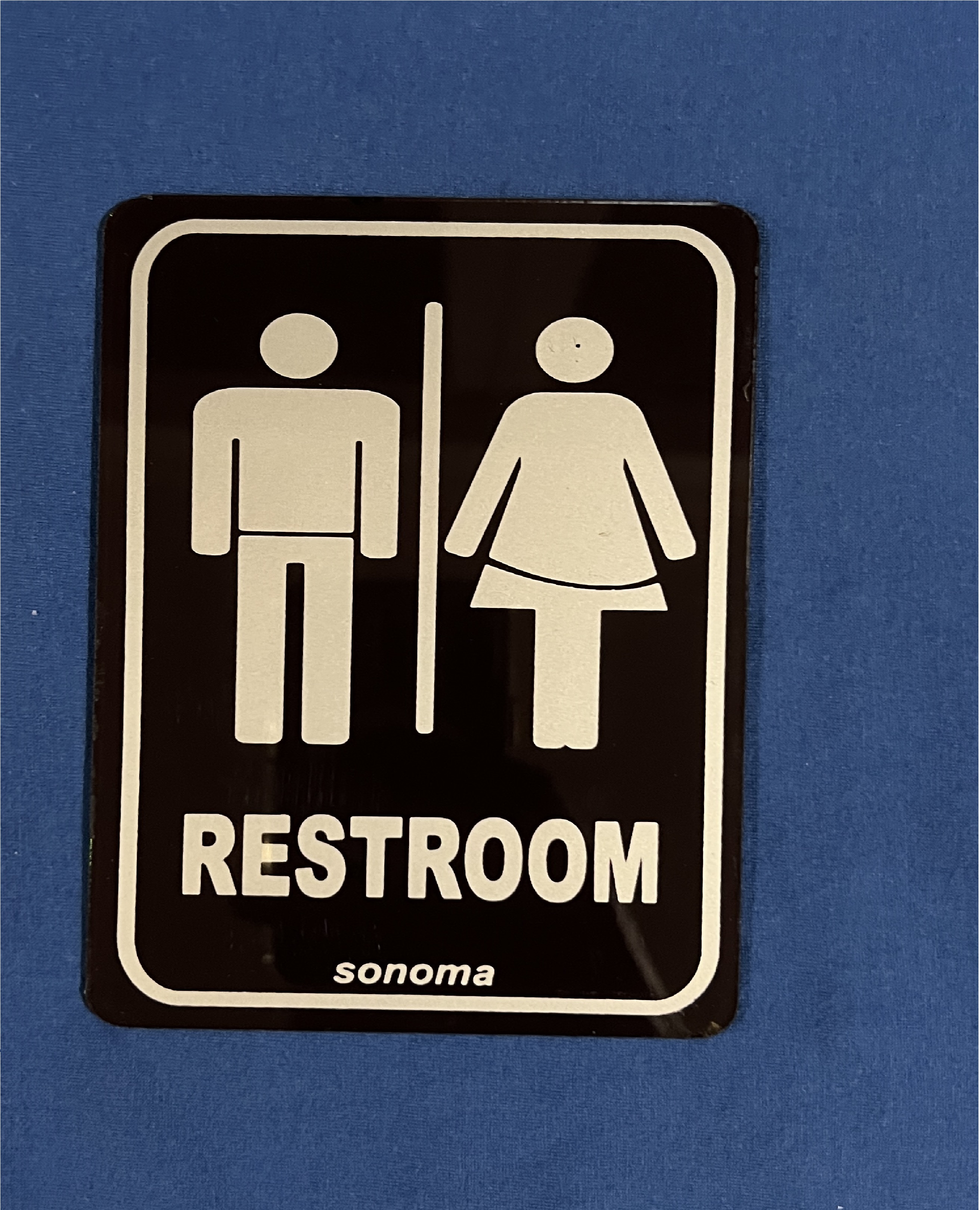 A-Mart Acrylic Signage 4x6 inches Restroom Sign | Lazada PH