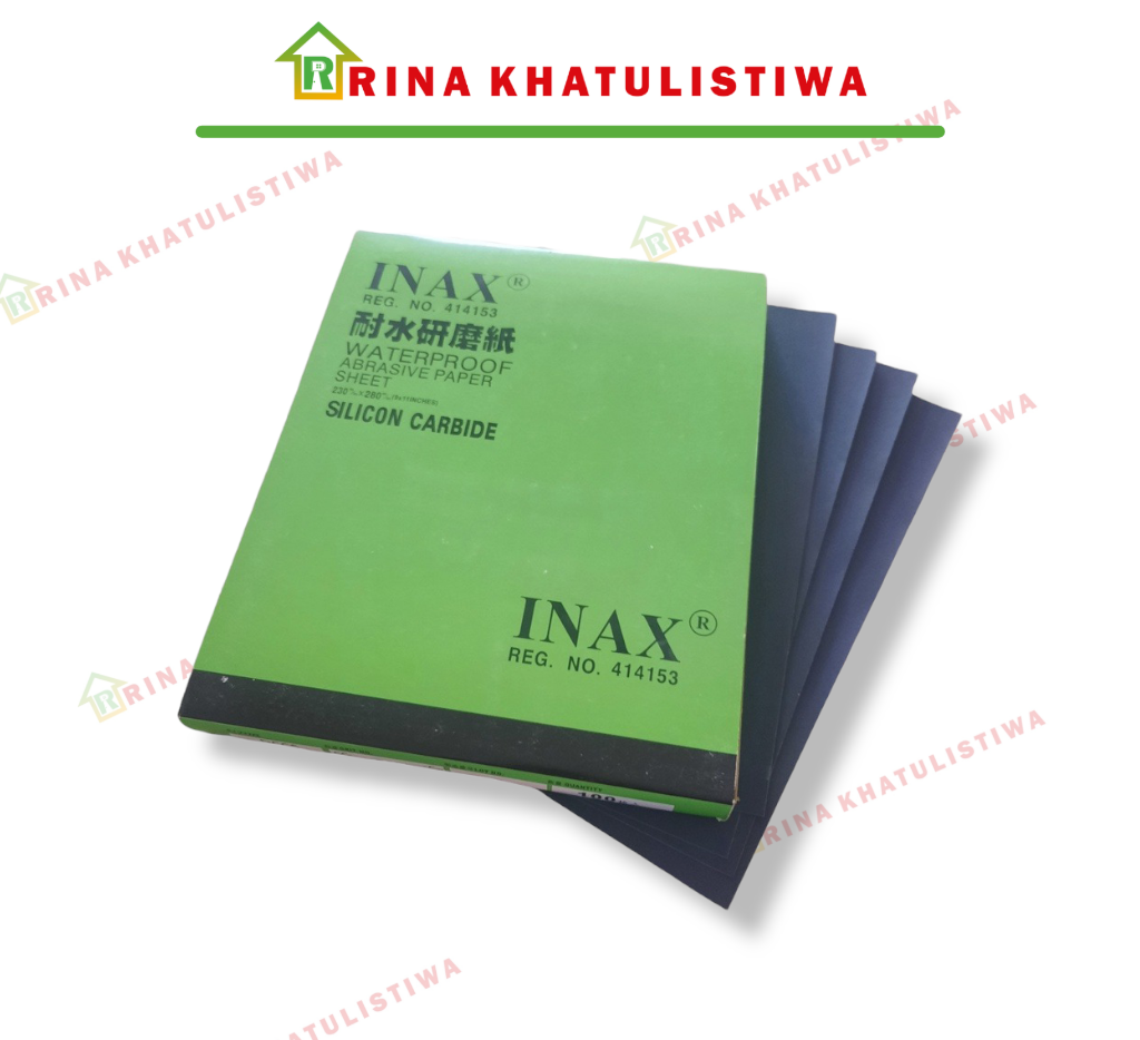 Amplas Kertas merk INAX Amplas Duco Lembaran kayu, besi, dinding tembok ...