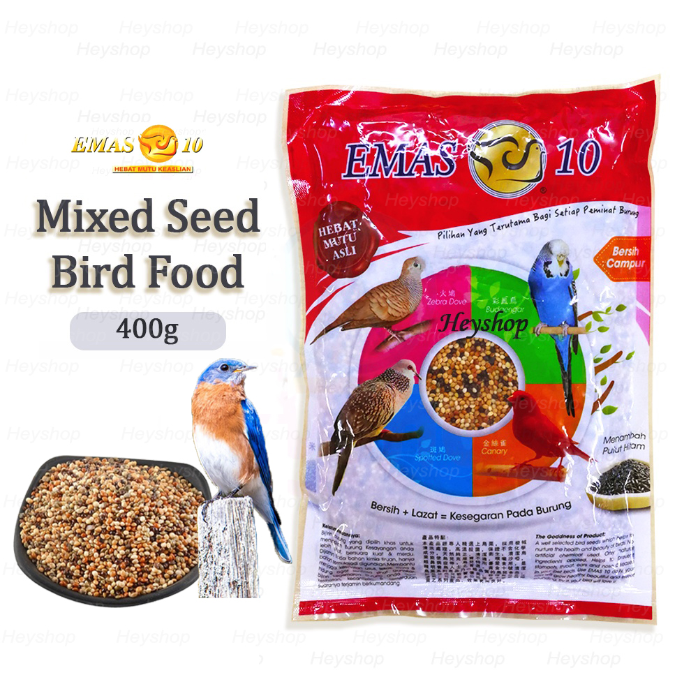 Emas 10 Bird Seeds Clean Mixed Seeds | Lazada