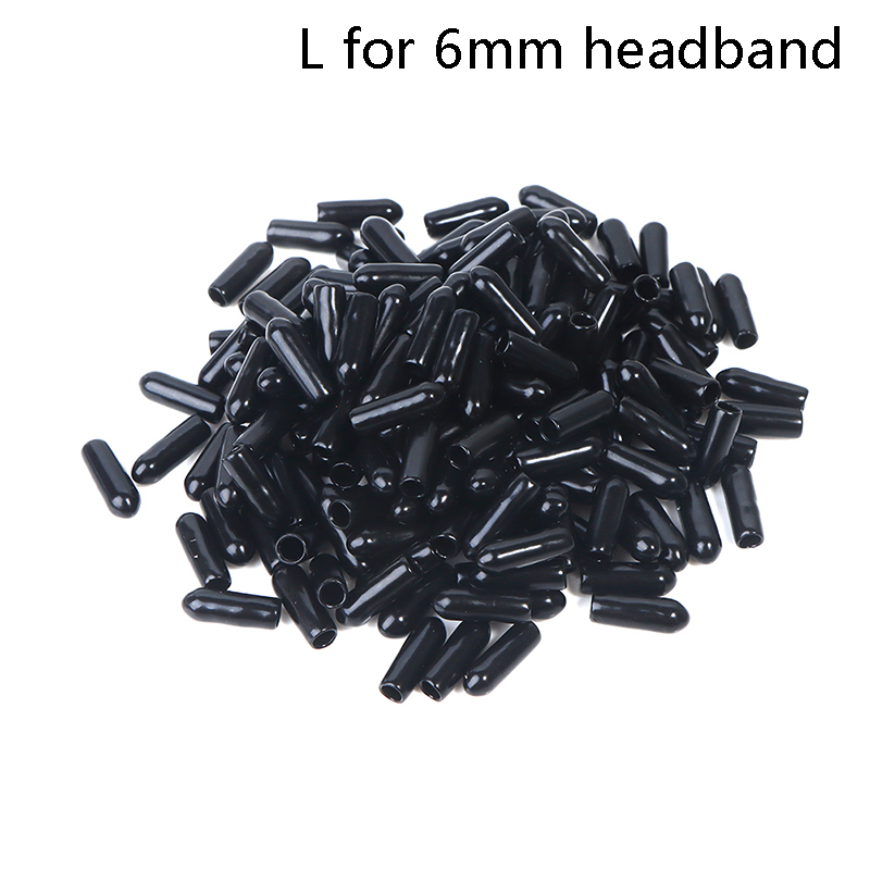 200pcs Rubber Round End Cap Cover For Pipe Screw Thread Protector Push ...