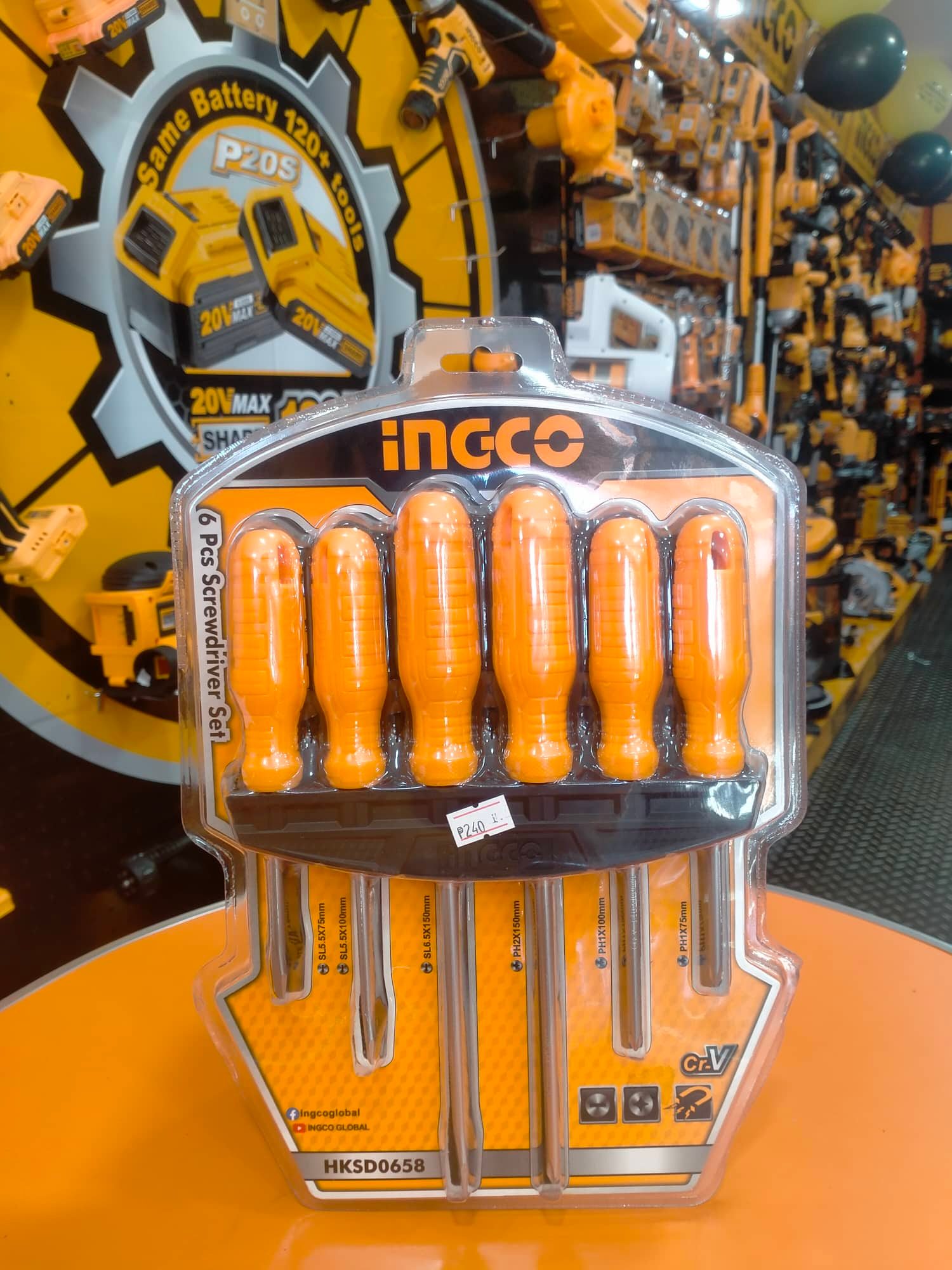 INGCO 6PCS SCREWDRIVER SET (HKSD0658) | Lazada PH