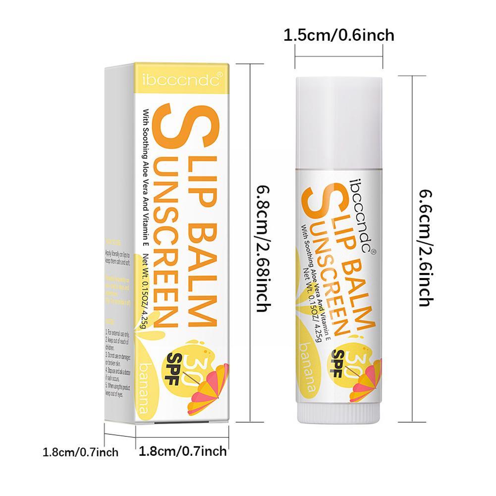 1 Piece Sunscreen Lip Balm SPF 30 UVA Protection Lips Sun Coconut ...
