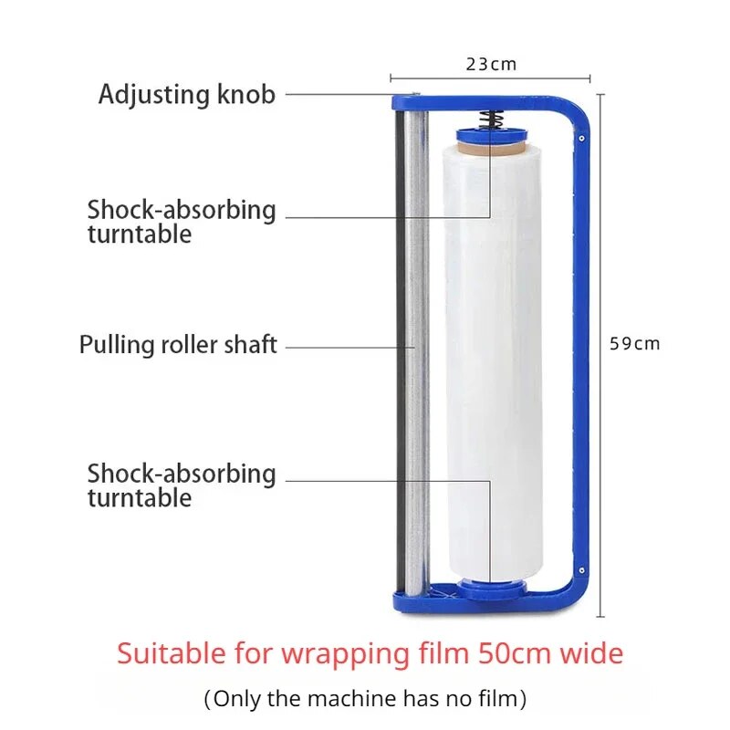 Manual Wrapping Film Packaging Machine Metal Hand Membrane Puller ...