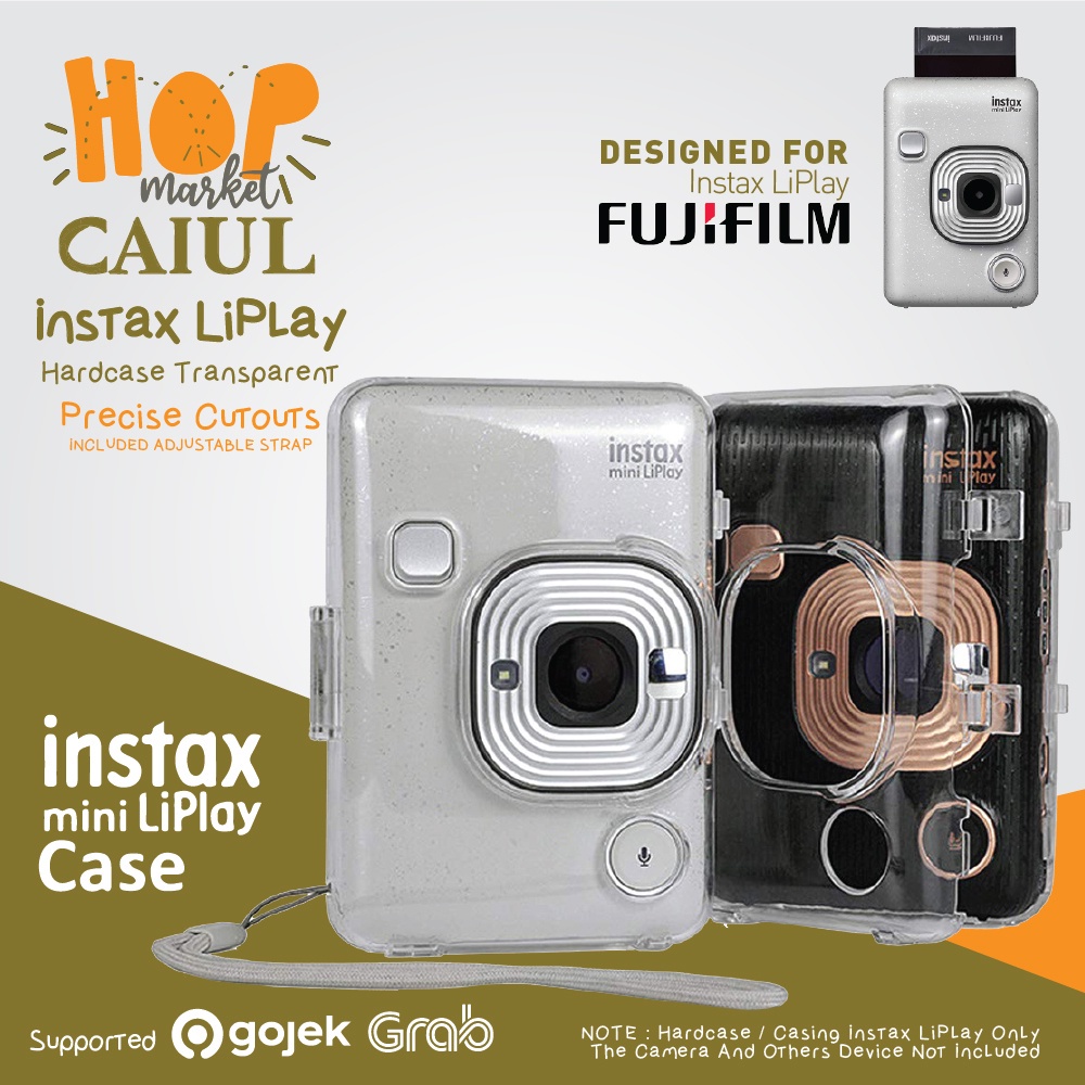 Fujifilm LiPlay Hardcase Case Instax Li Play Casing Bening Transparan ...