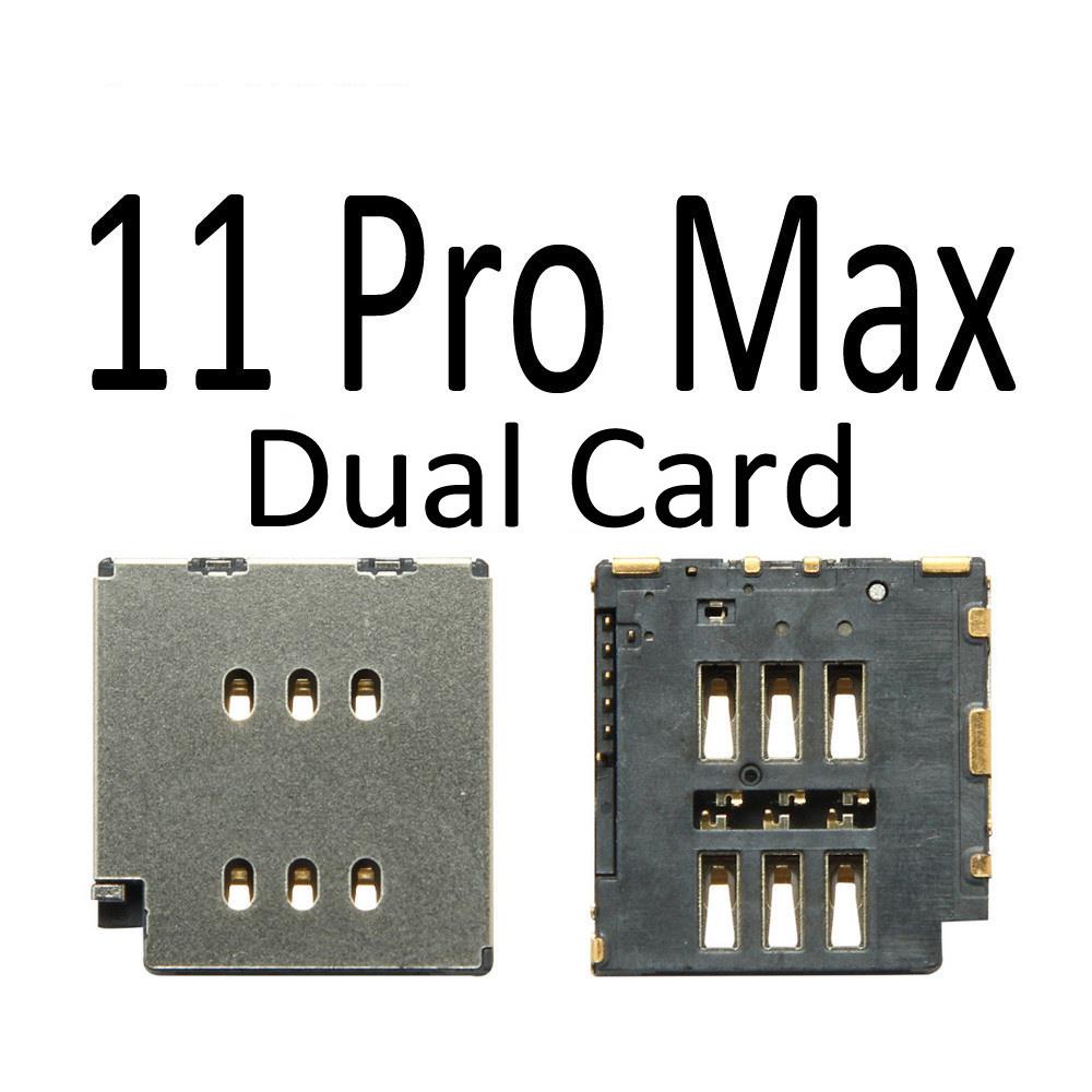 Sim Card Reader Holder Slot Tray Socket For IP X XR XS 11 Pro Max Sim ...