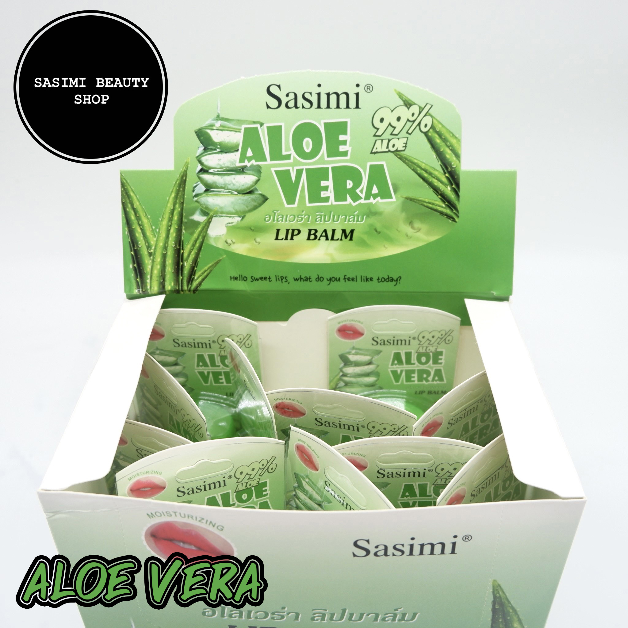 (ขายส่ง) SASIMI LIP BALM ลิปบาล์มบำรุงริมฝีปาก ให้นุ่ม ชุ่มชื้น ...